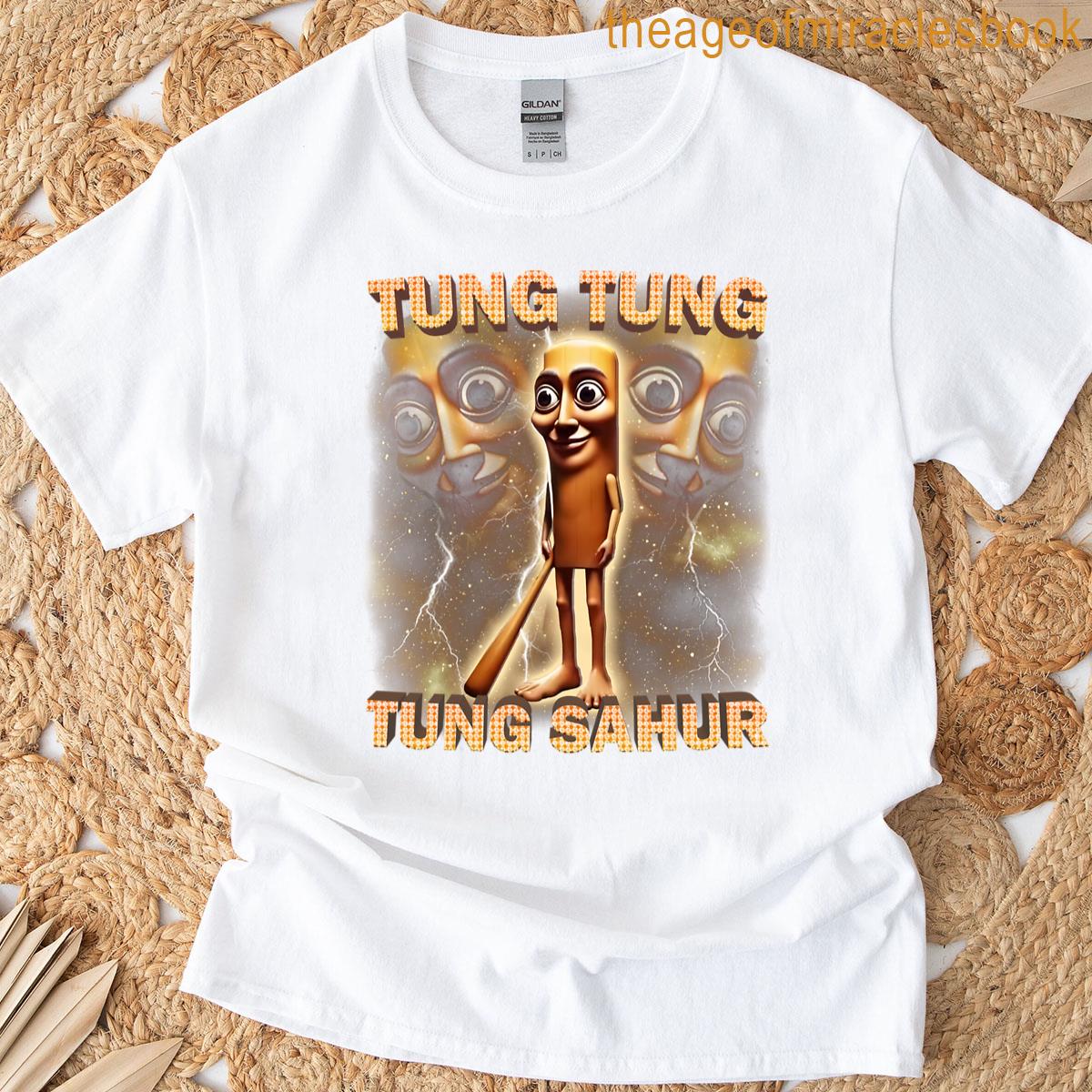 Tung Tung Tung Sahur Funny Meme T-shirt