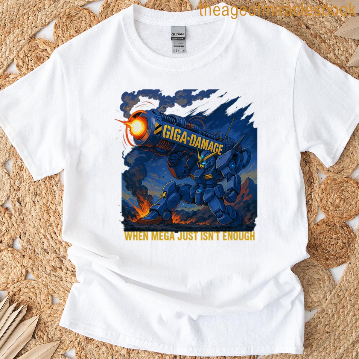 Giga-damage Mecha Cannon T-shirt