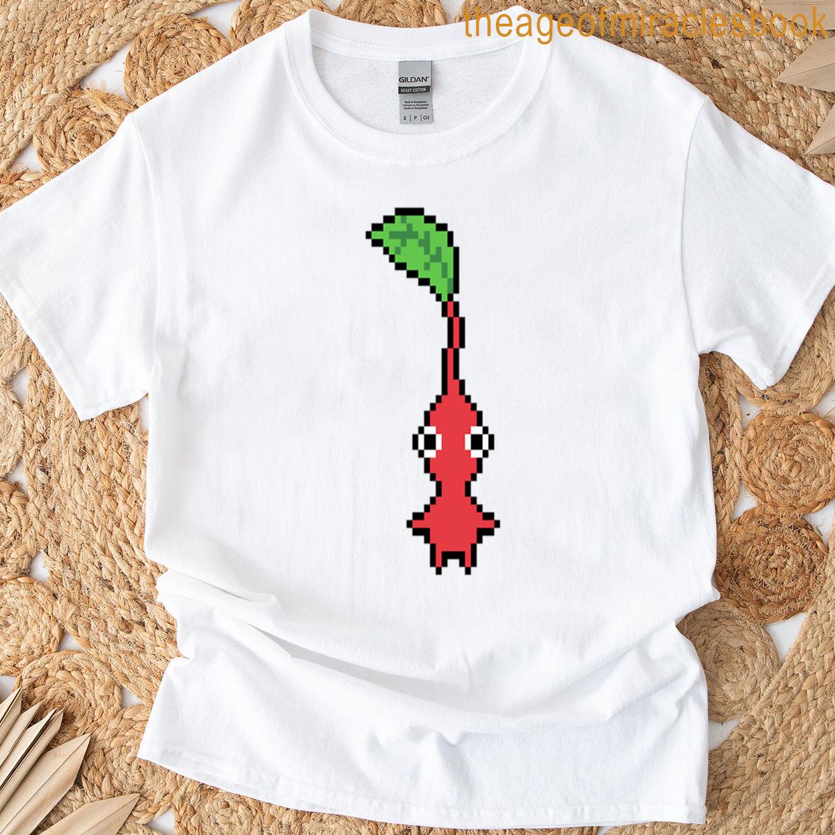 Red Pikmin Pixel Art T-shirt