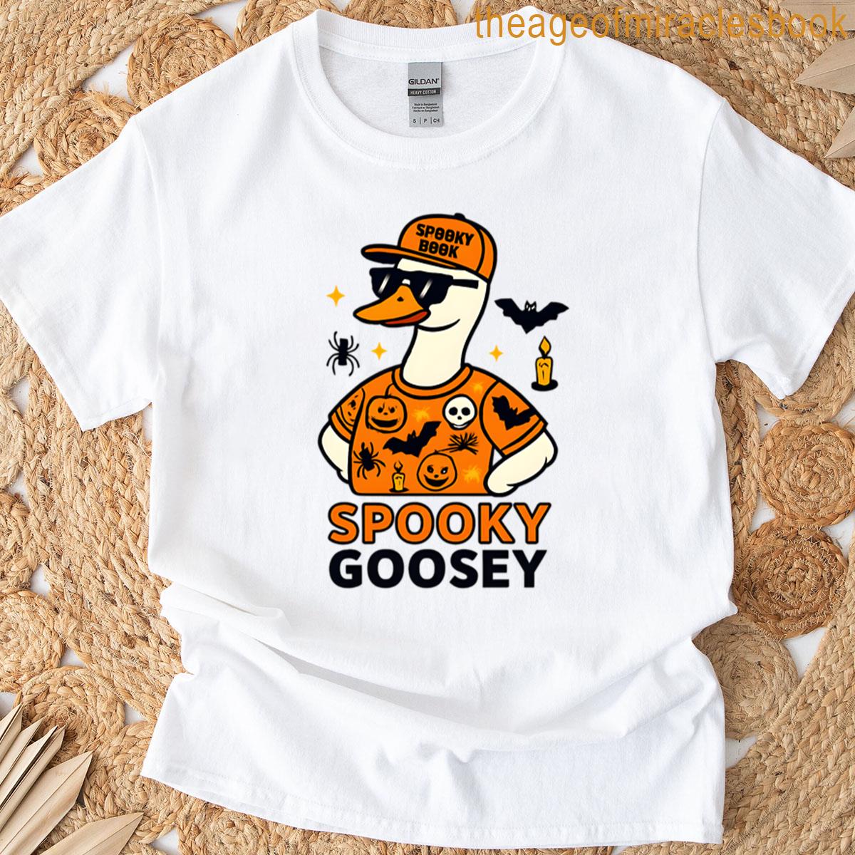 Cartoon Spooky Duck T-shirt