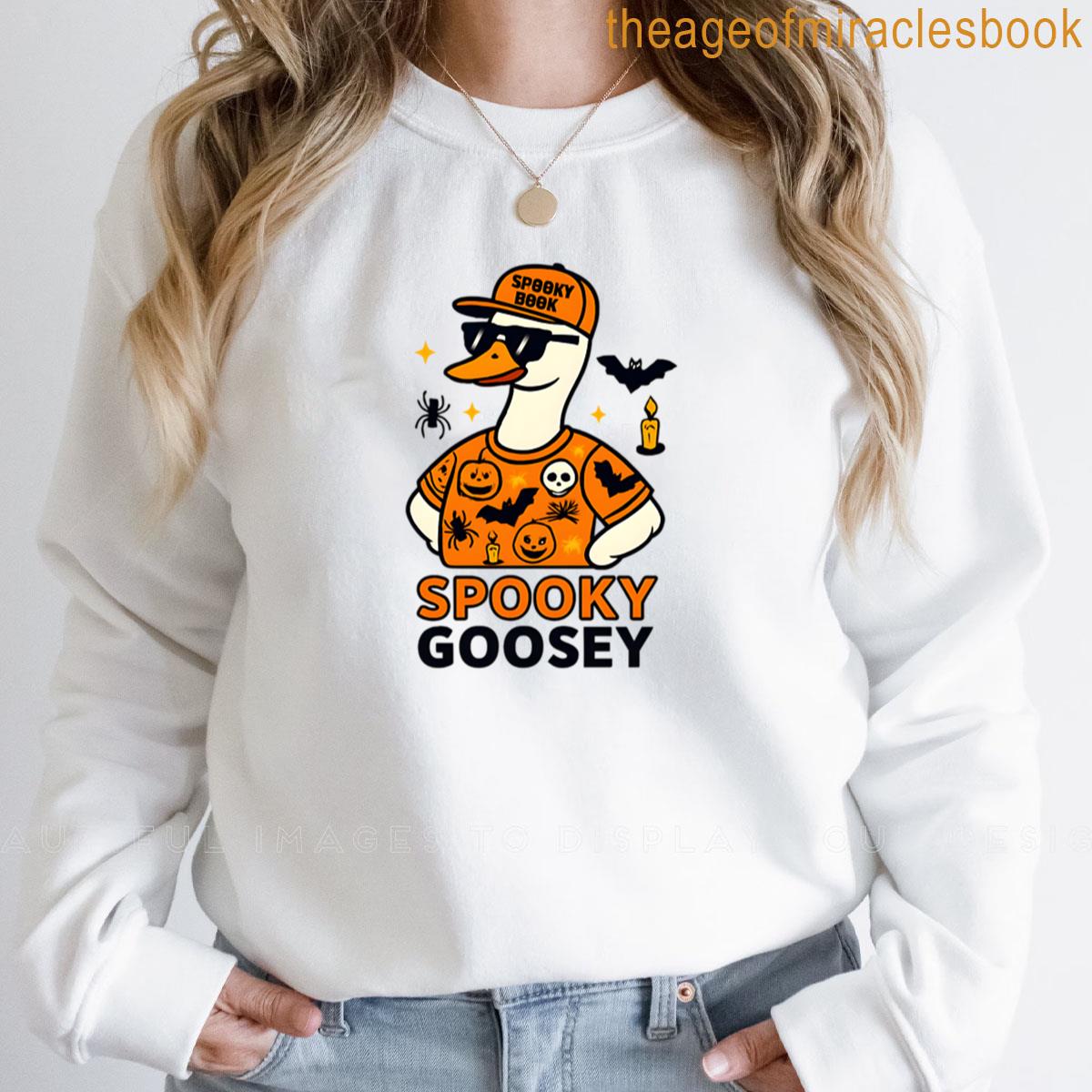 Cartoon Spooky Duck T-shirt