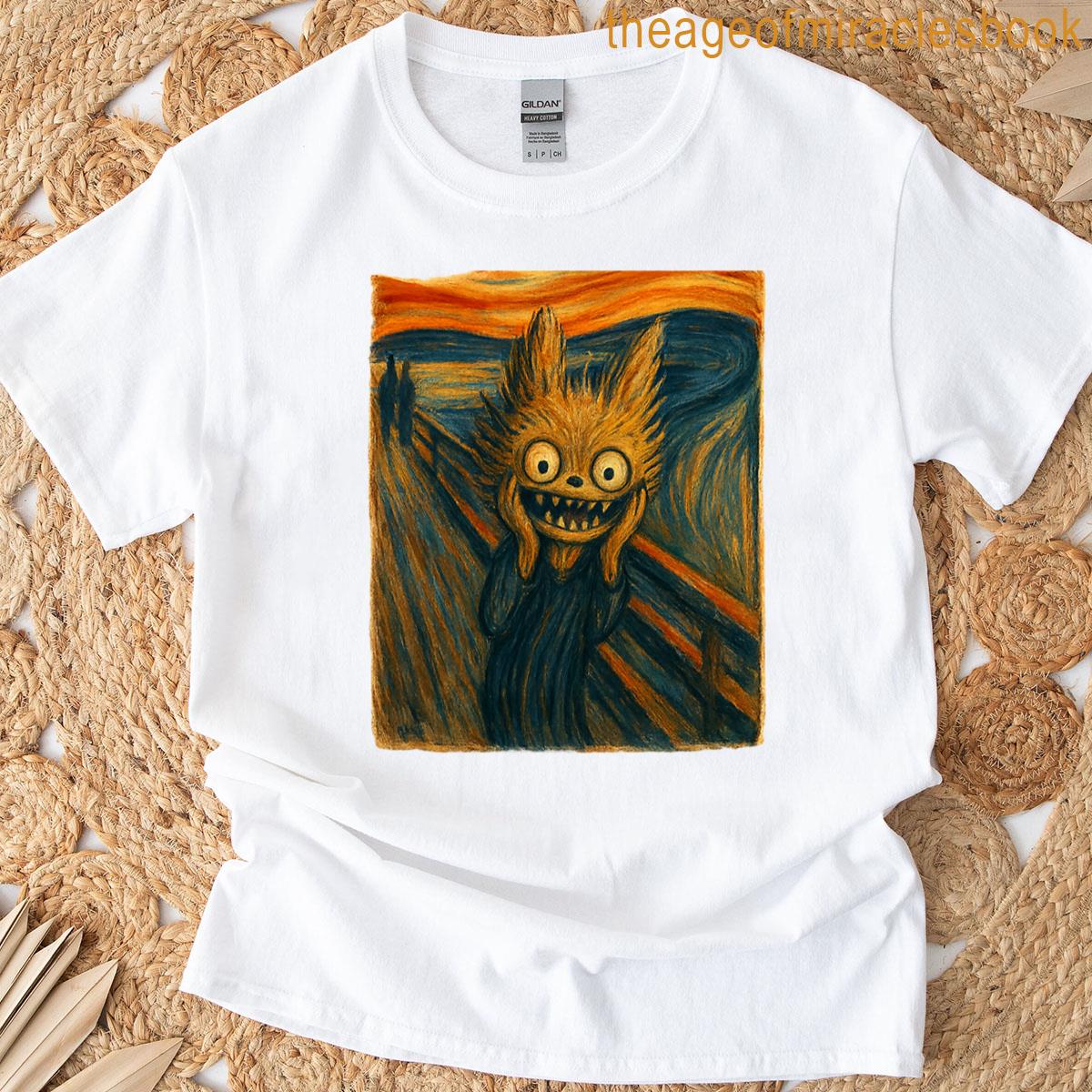 Labubu The Scream Parody Creepy Cute Plush Monster Fine Art Mashup ...