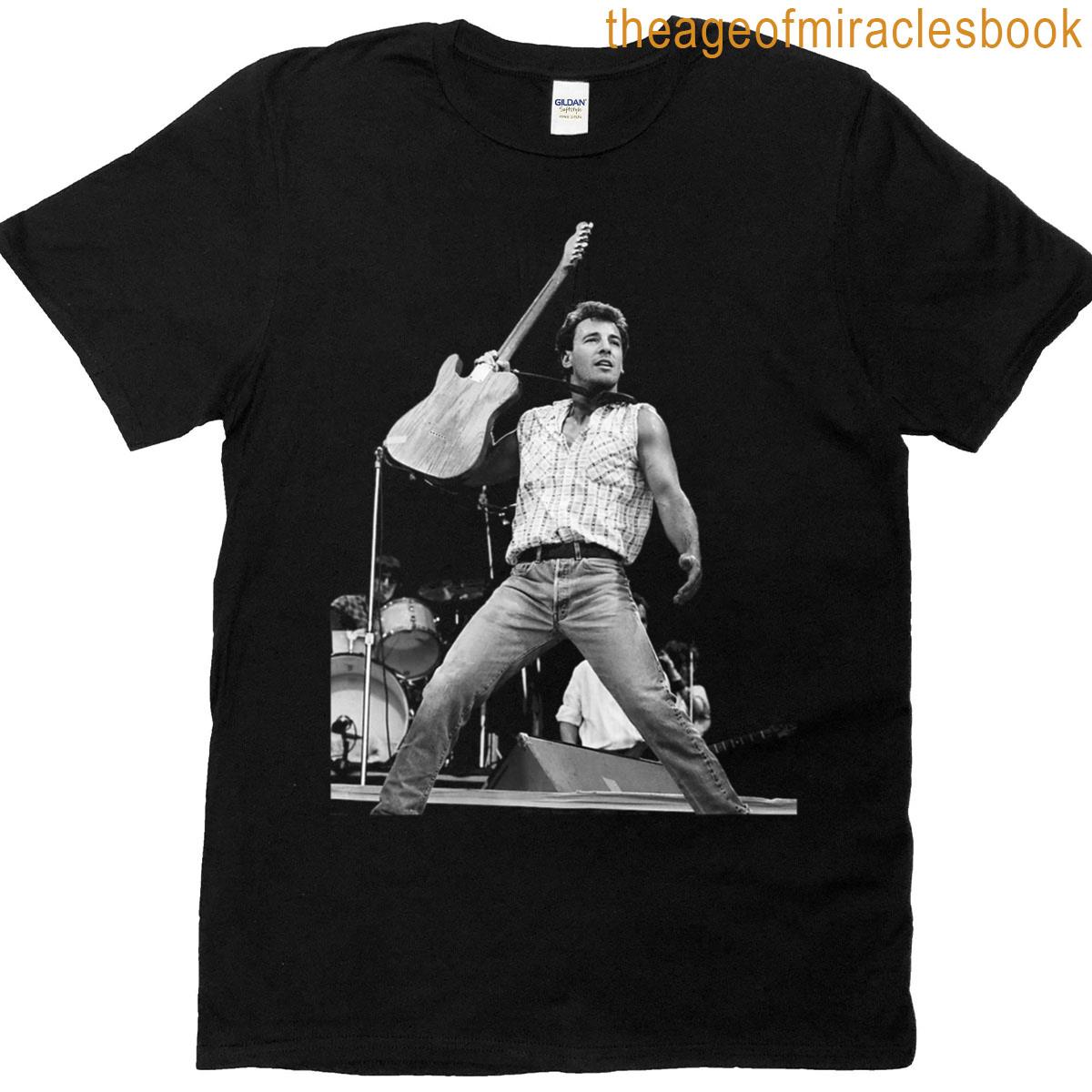 Womens Bruce Springsteen Born In The Usa Tour Live Wembley 1985 T-shirt