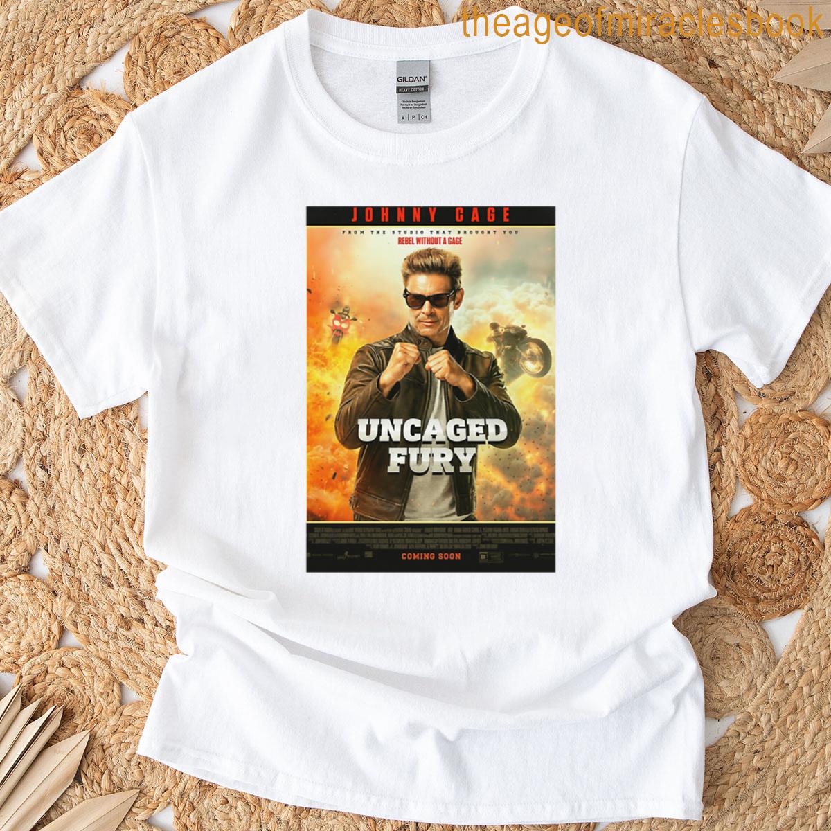 Johnny Cage Uncaged Fury Mortal Kombat Karl Urban T-shirt