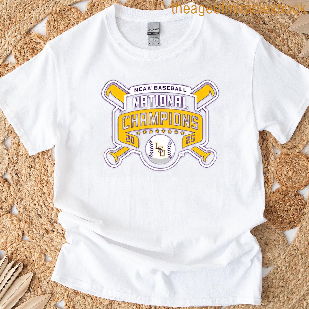 Baseball 2025 National Champions Logo T-shirt