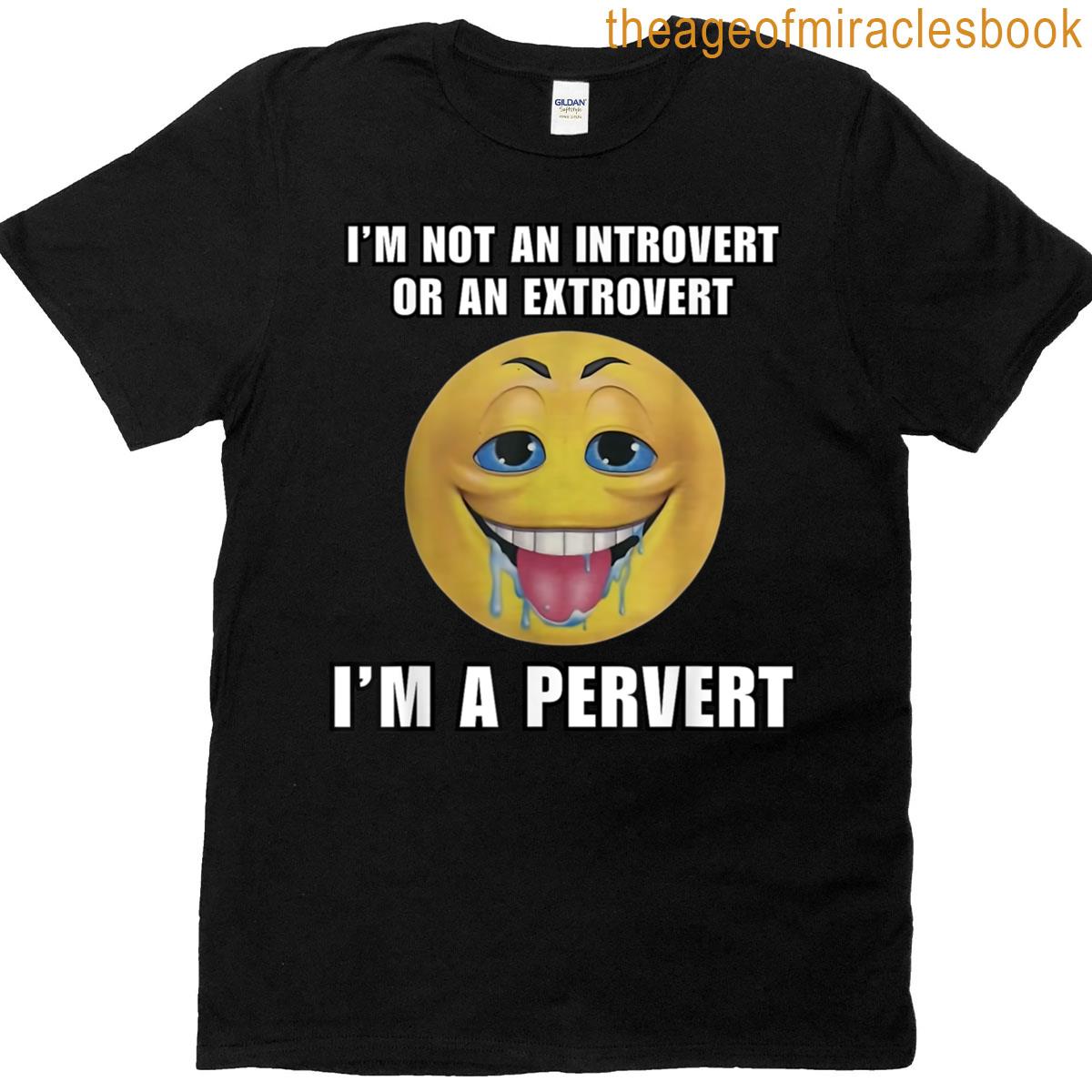 Im Not An Introvert Or An Extrovert Im A Pervert Meme T-shirt