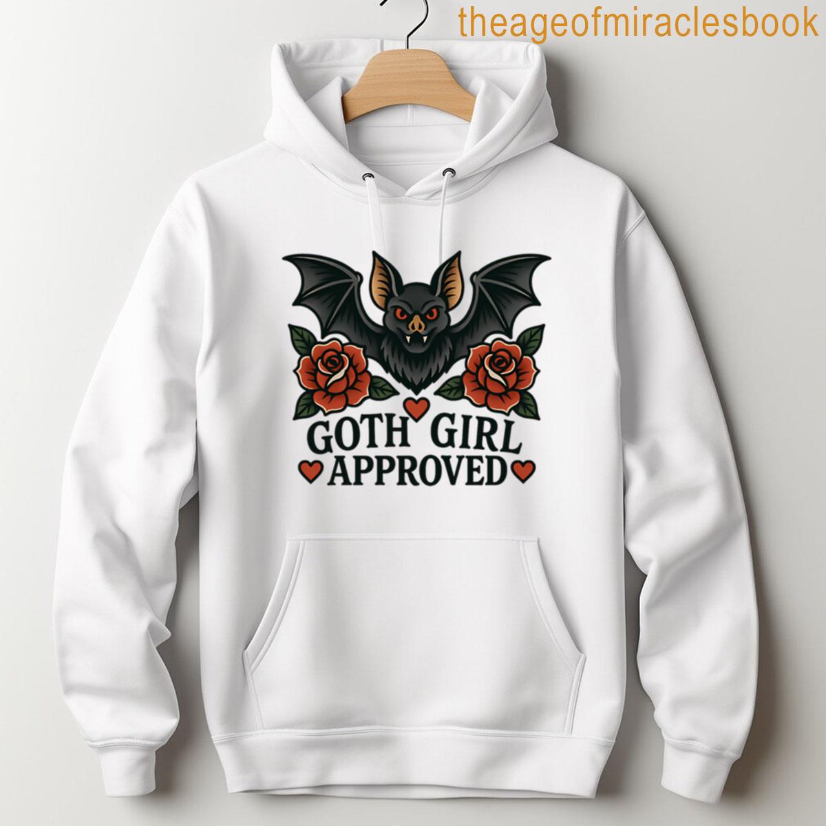 Goth Girl Approved Tattoo Bat T-shirt