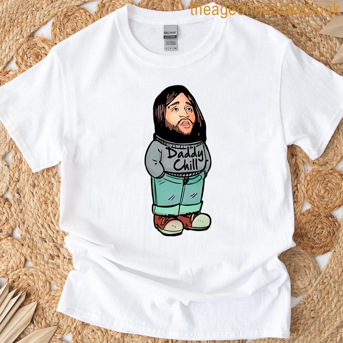 Daddy Chill Meme Cartoon Style T-shirt