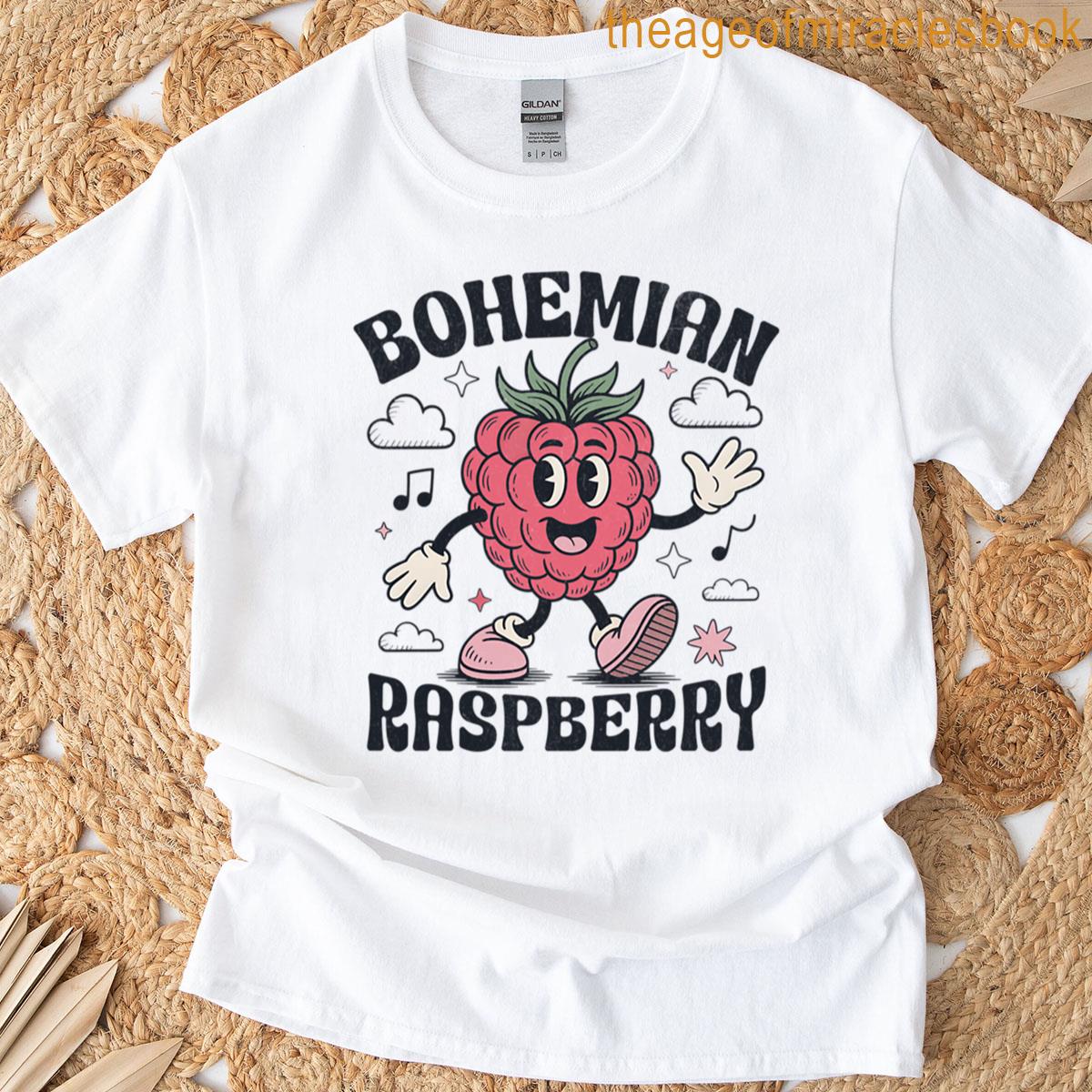 Bohemian Raspberry - Funny Summer Fruit Meme T-shirt