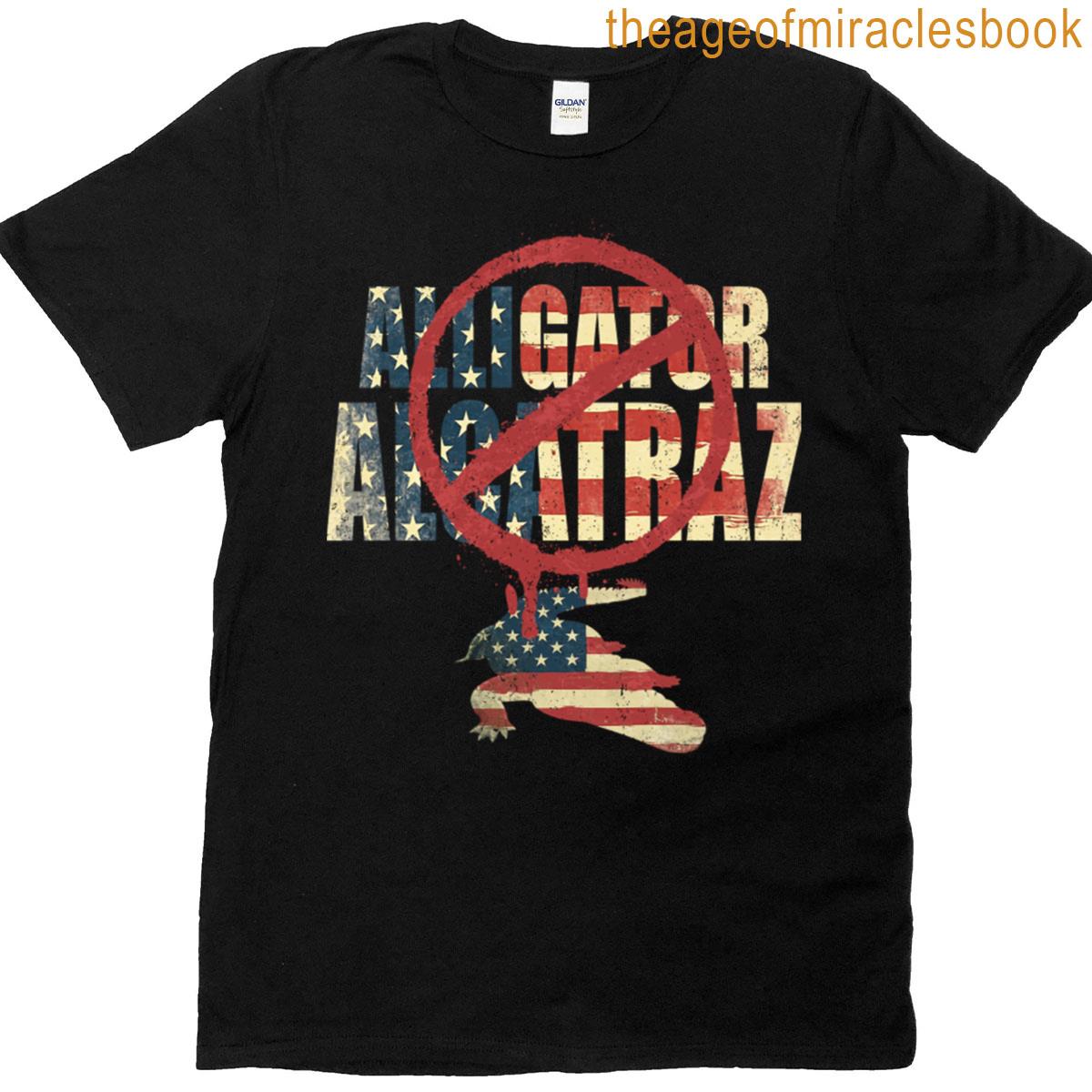 Anti Alligator-alcatraz T-shirt