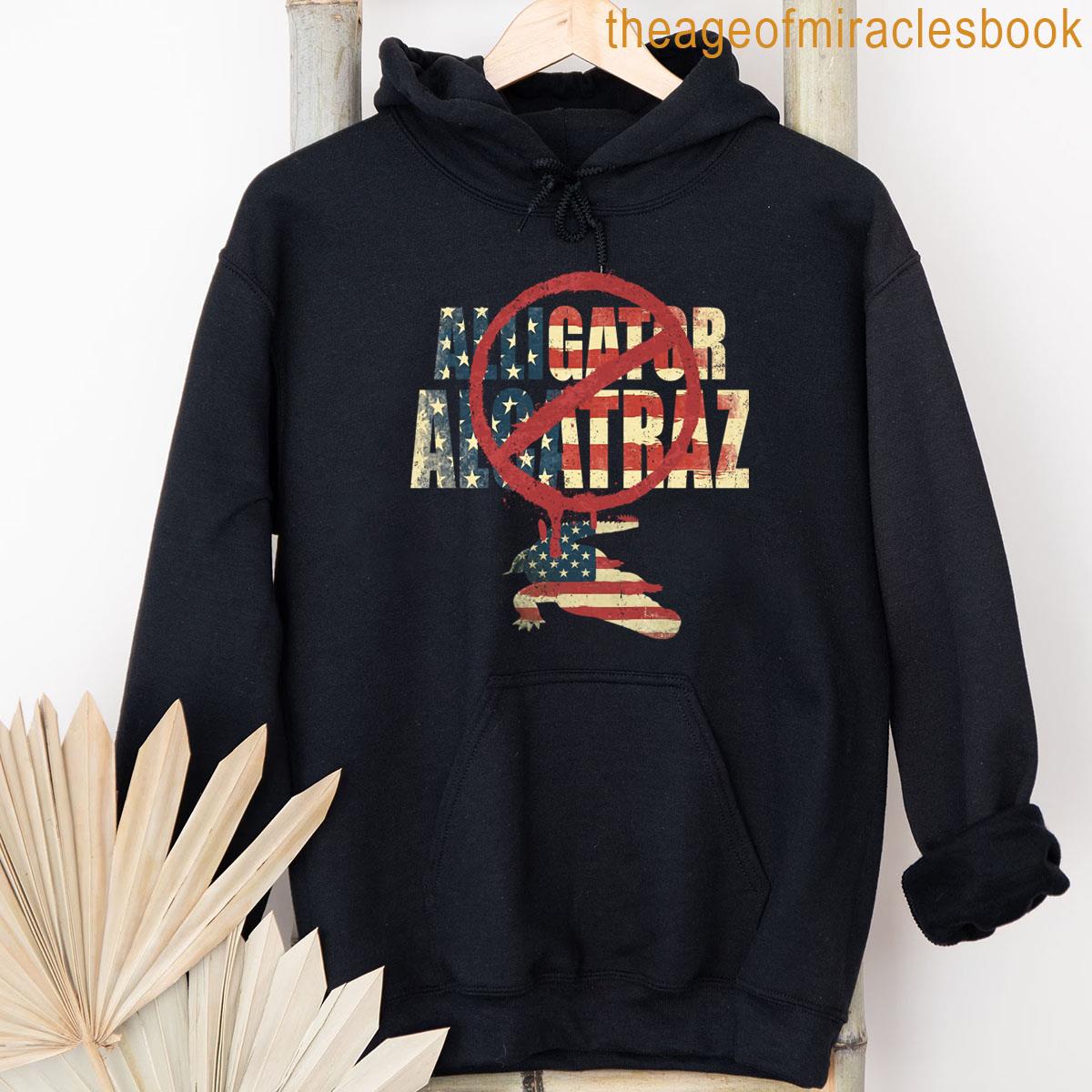 Anti Alligator-alcatraz T-shirt