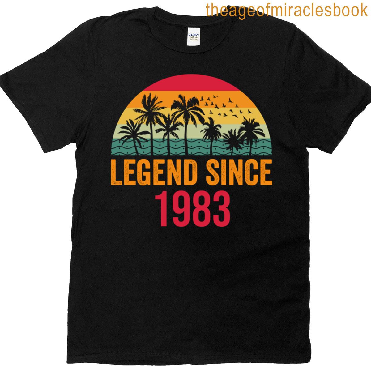 Born In 1983 Vintage Birthday Legend Since 1983 T-shirt