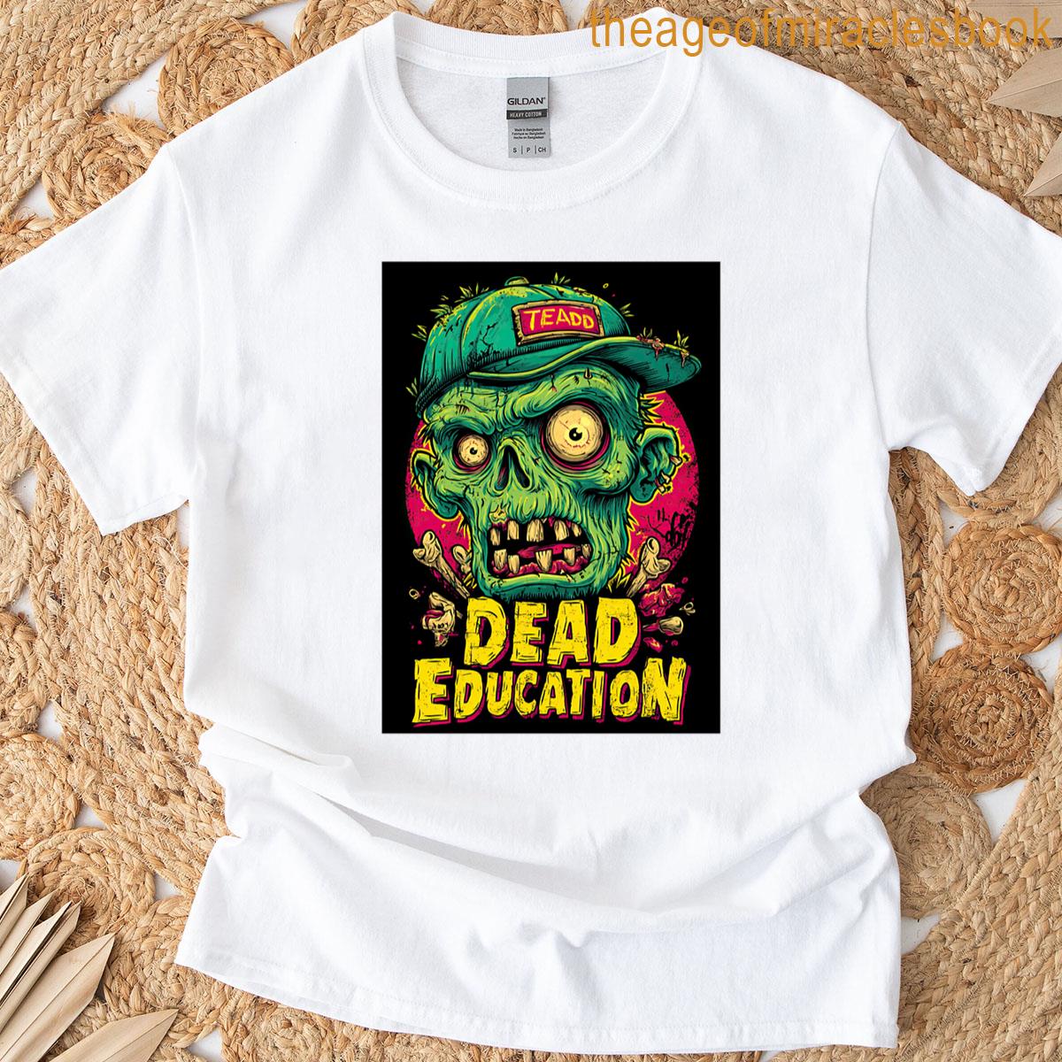 Undead Scholar With Glasses And A Funny Expression T-shirt