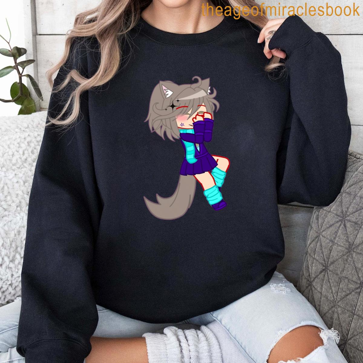 Shy Gacha Wolf Girl T-shirt