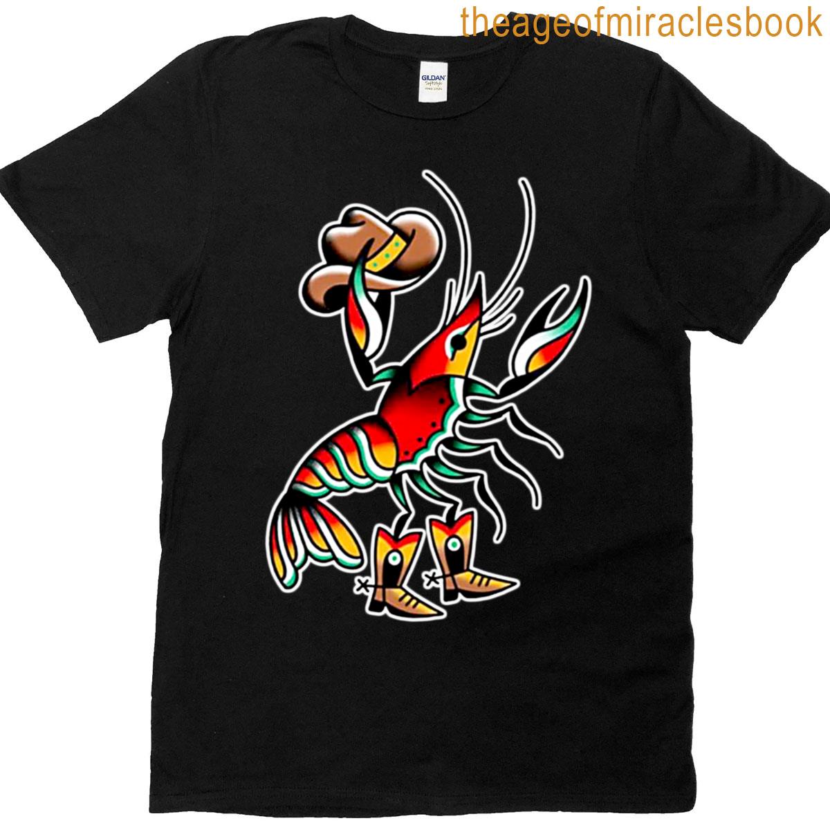 Crawfish Cowboy Crawdaddy T-shirt