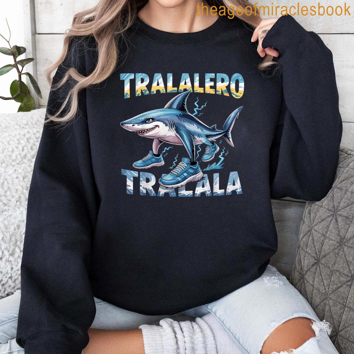 Tralalero Tralala Italian Brain Rot Italian Brainrot Meme T-shirt