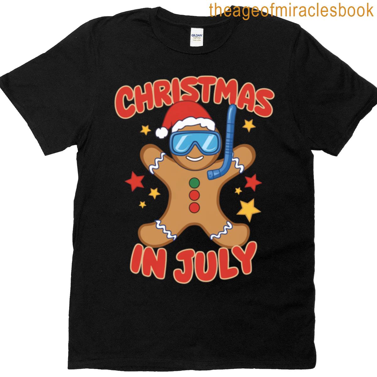 Christmas In July Gingerbread T-shirt