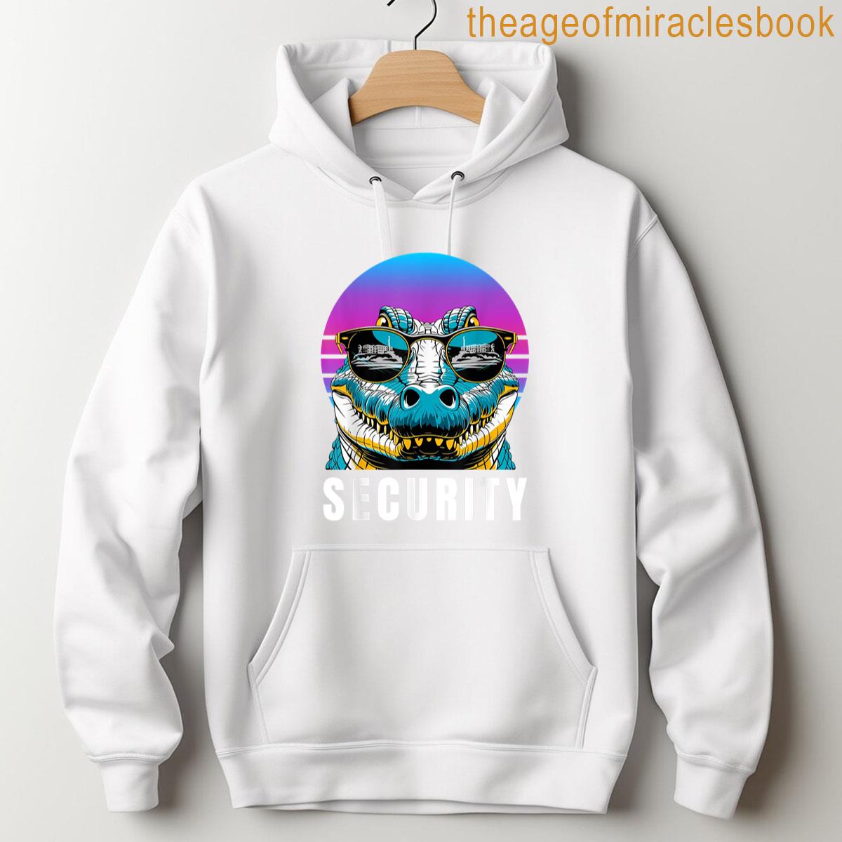 Gatortraz Alcatraz Security Alligator Prison Guard Retro T-shirt