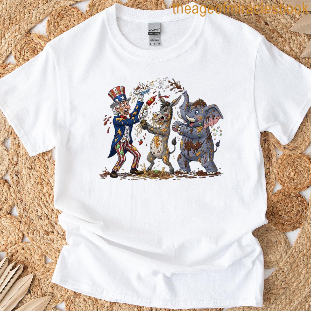 Political Food Fight T-shirt