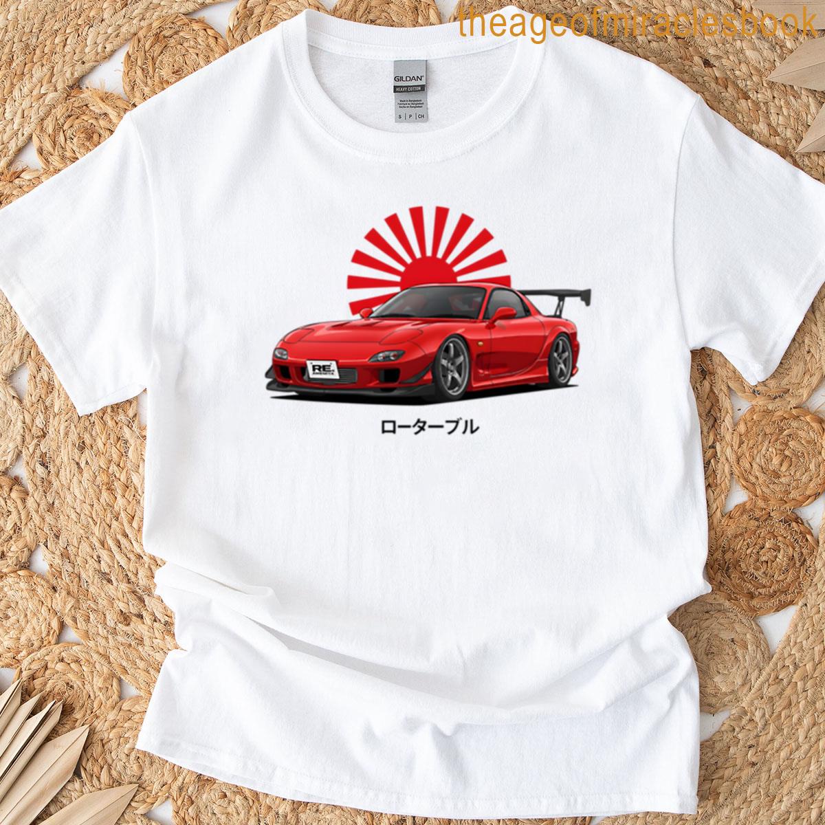 Candy Red Rx-7 Fd3s Artwork Re Amemiya Kit Gt Wing Rising Sun Rotary ...