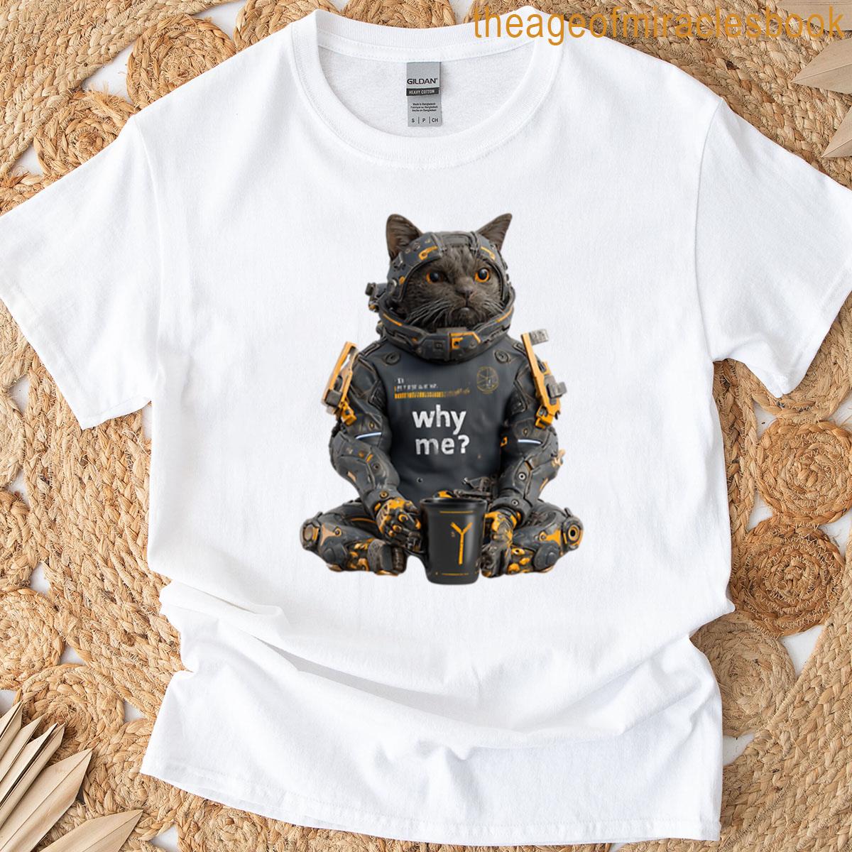 Cat In Death Stranding World T-shirt