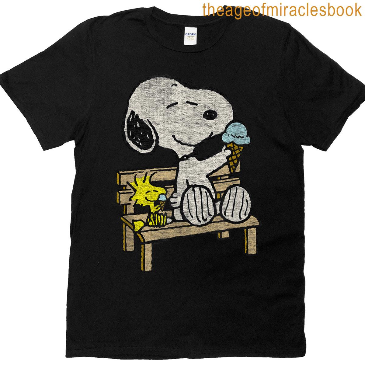 Peanuts - Snoopy Woodstock Bench T-shirt