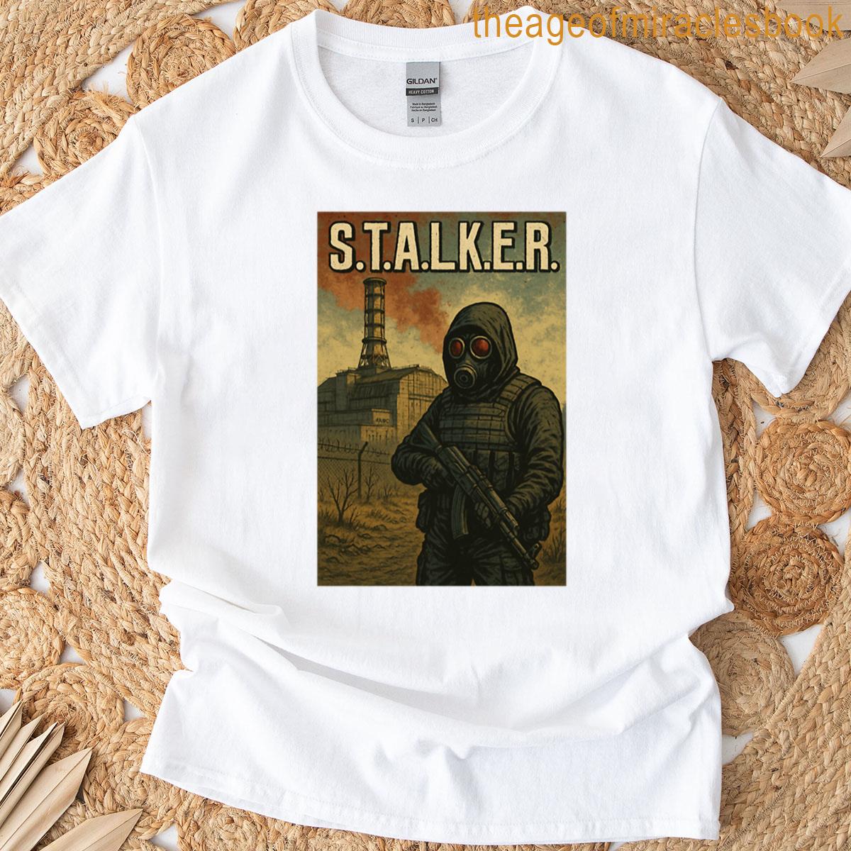 Stalker 2 Heart Of Chornobyl - Standing In Front Of Cnpp T-shirt