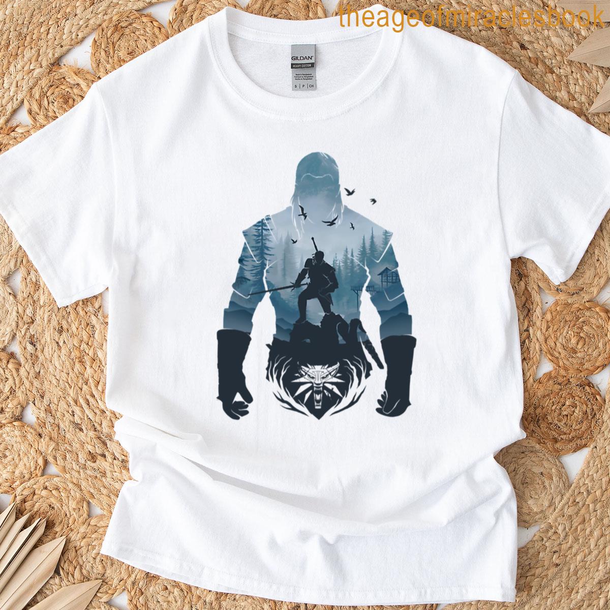 White Wolf Witcher T-shirt