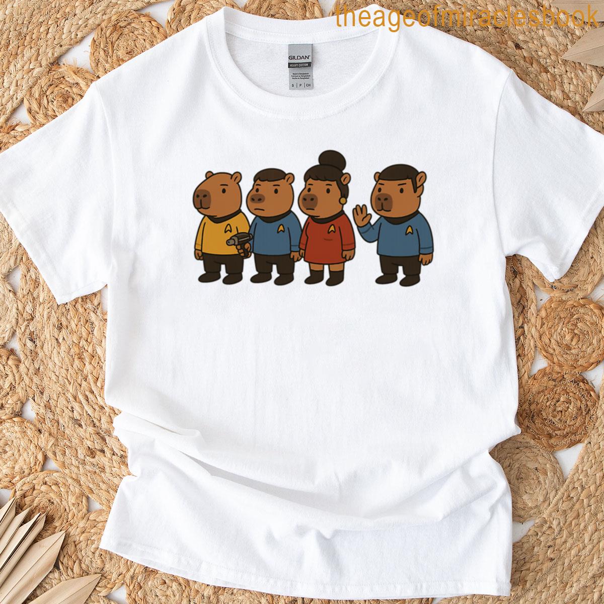 Capybara Space Crew T-shirt