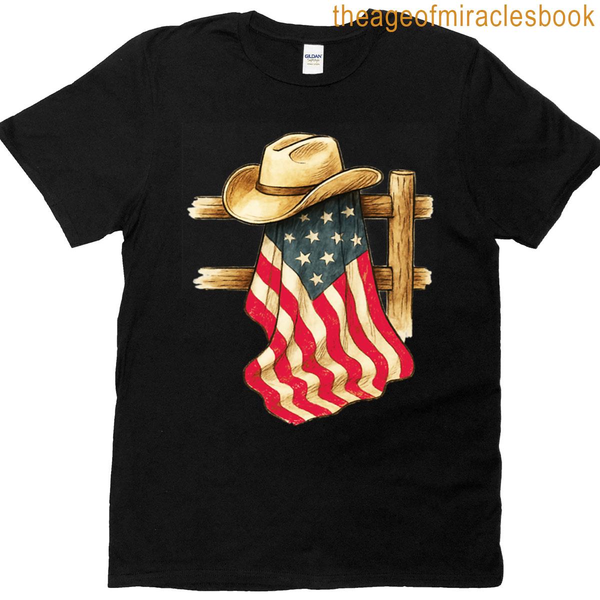 Kerr County Strong Texas Pray For Texas Usa America Flag T-shirt