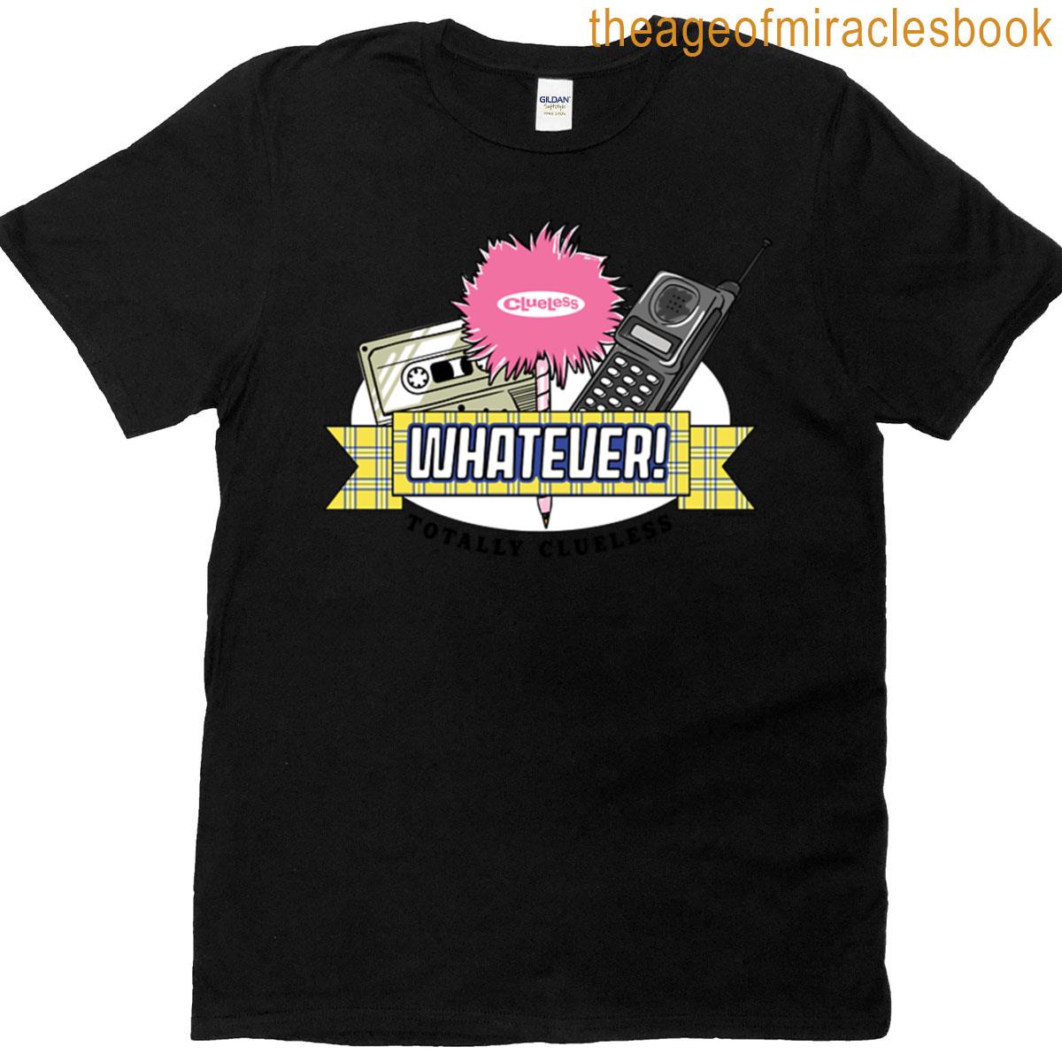 Clueless Iconic Quotes Whatever Totally Clueless Text Logo T-shirt