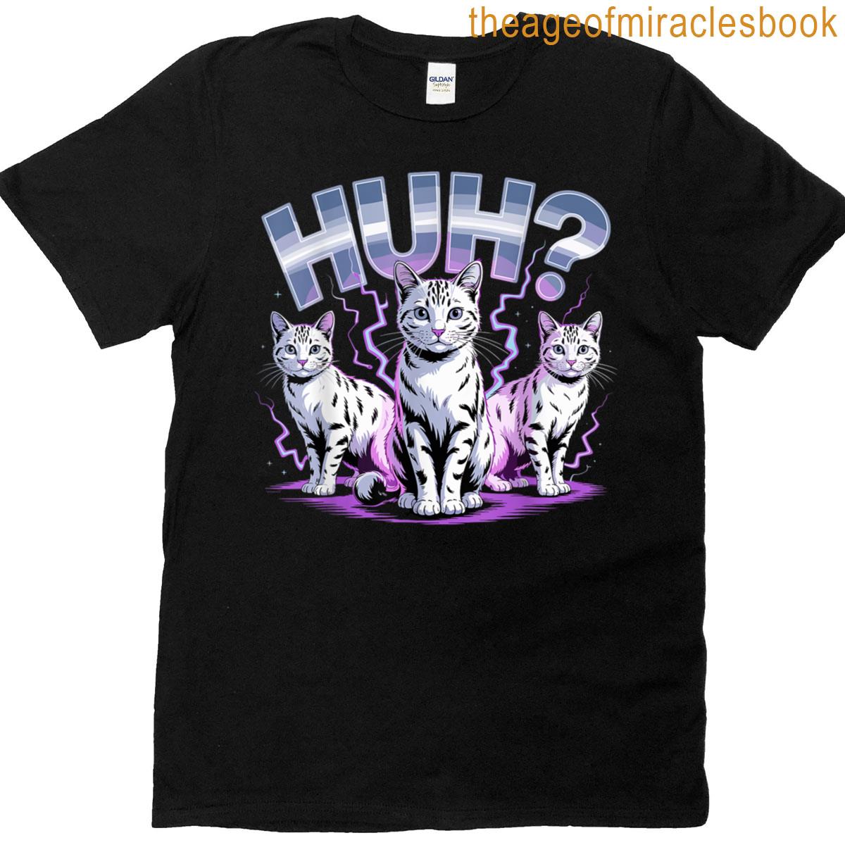 Huh Cat Chonky Ben Meme T-shirt