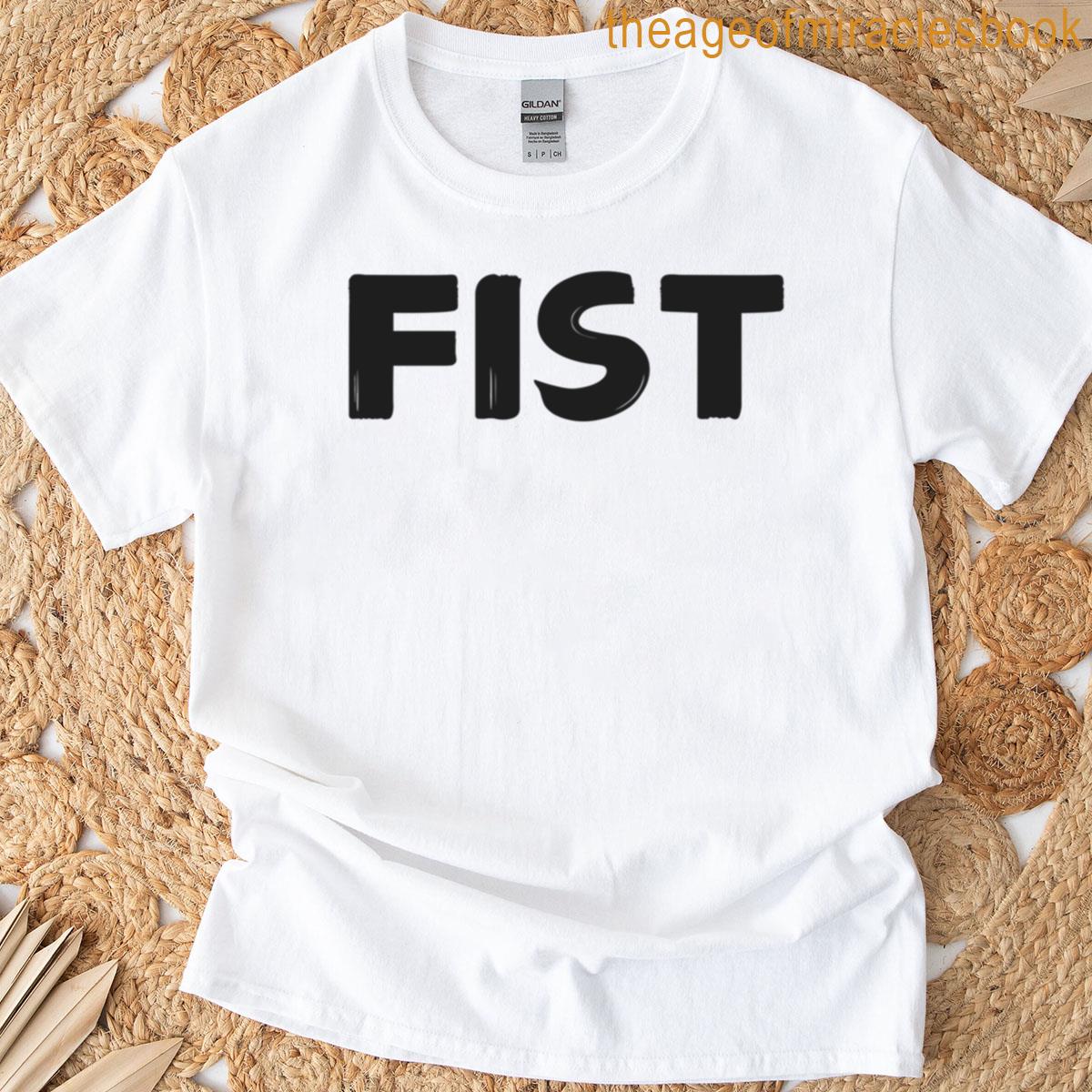 Black Fist Word T-shirt