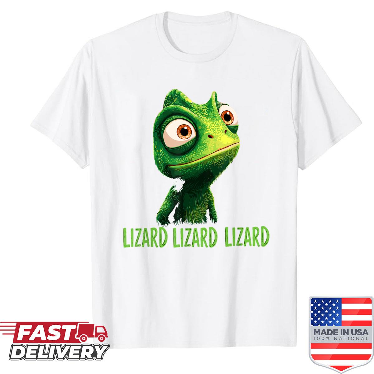 Funny Weirdcore Lizard Lizard Lizard Meme Animal Shirt