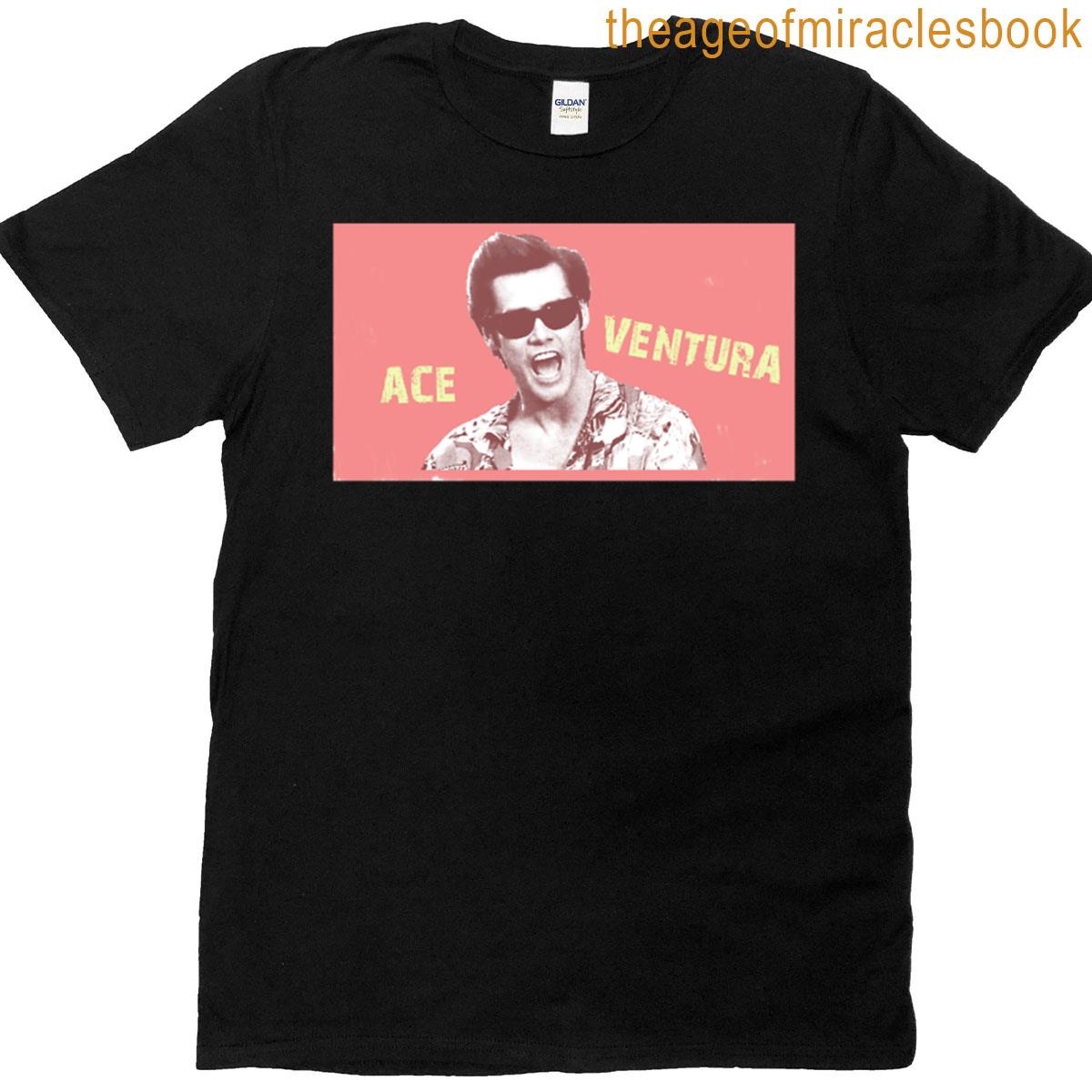 Ace Ventura Jim Carrey Fan Art Pet Detective Style Tee T-shirt