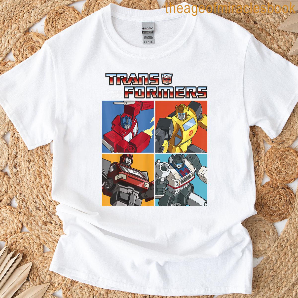 Transformers Retro Autobots Box Up Logo T-shirt