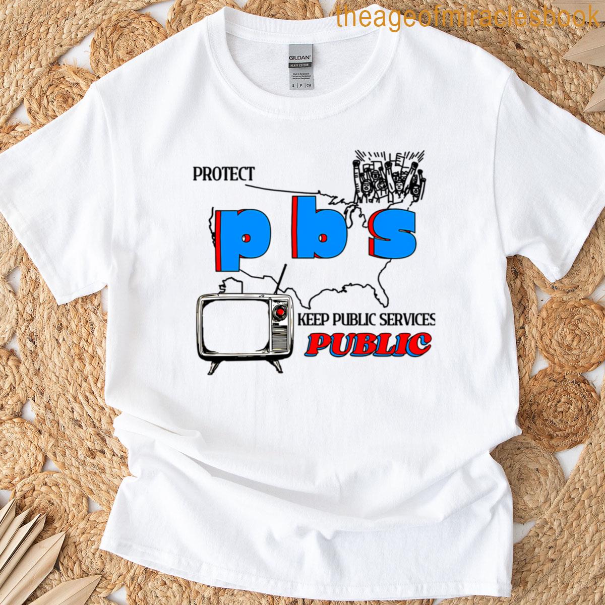 Protect Pbs Liberal Groovy T-shirt