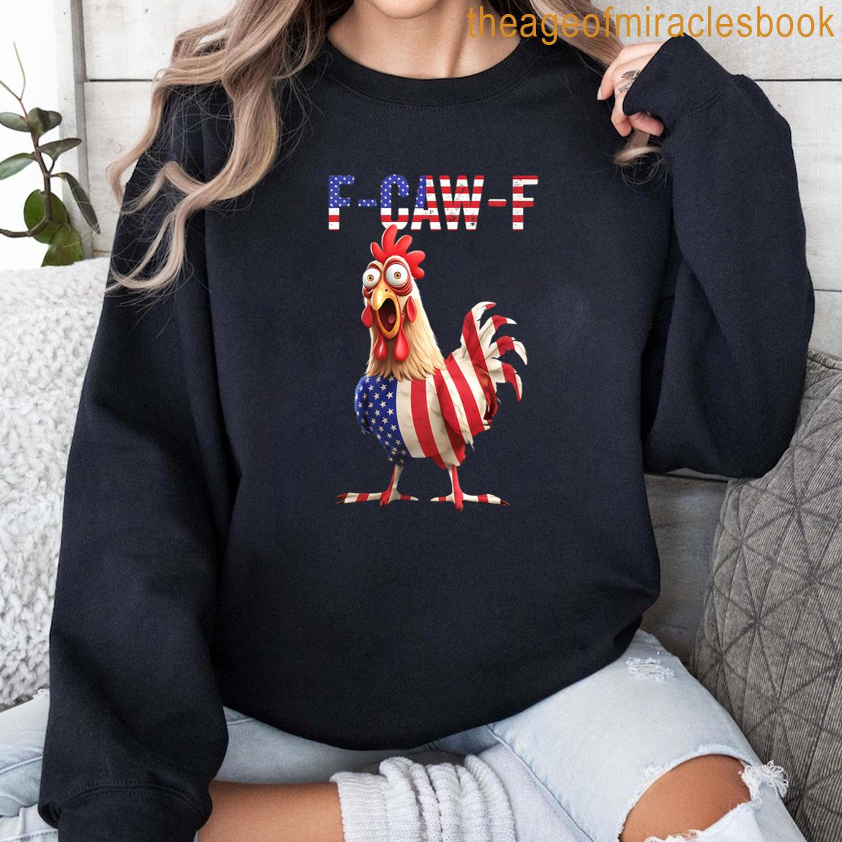 Trade | F-Caw-F Chicken Funny USA flag Shirt | 59-2025 - Pharmazone blog