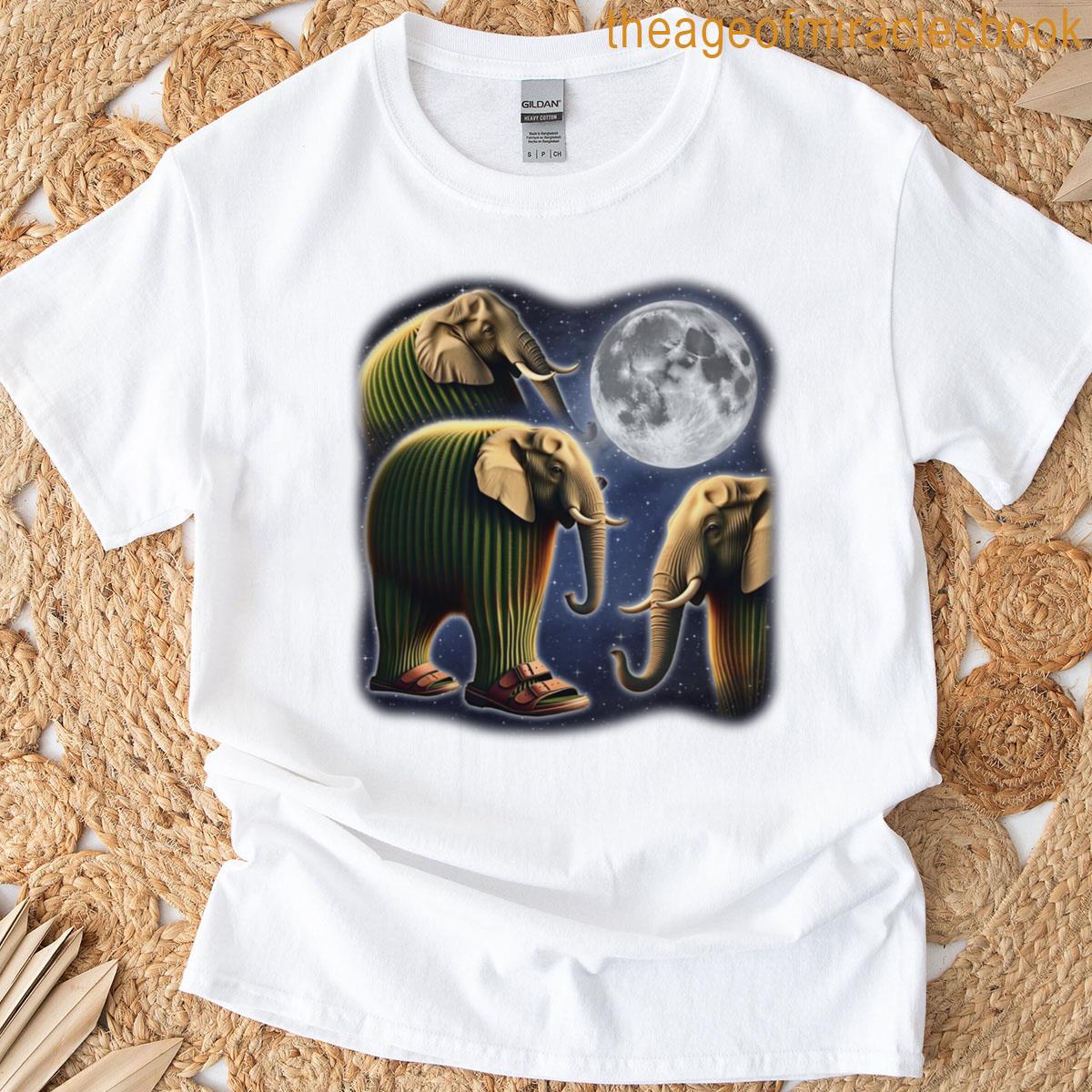 Lirili Larila Italian Brainrot Meme 3 Howling Moon Brain Rot T-shirt