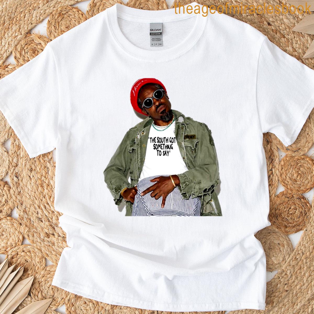 Andre-3000 Retro Iconic Funny Meme Style T-shirt