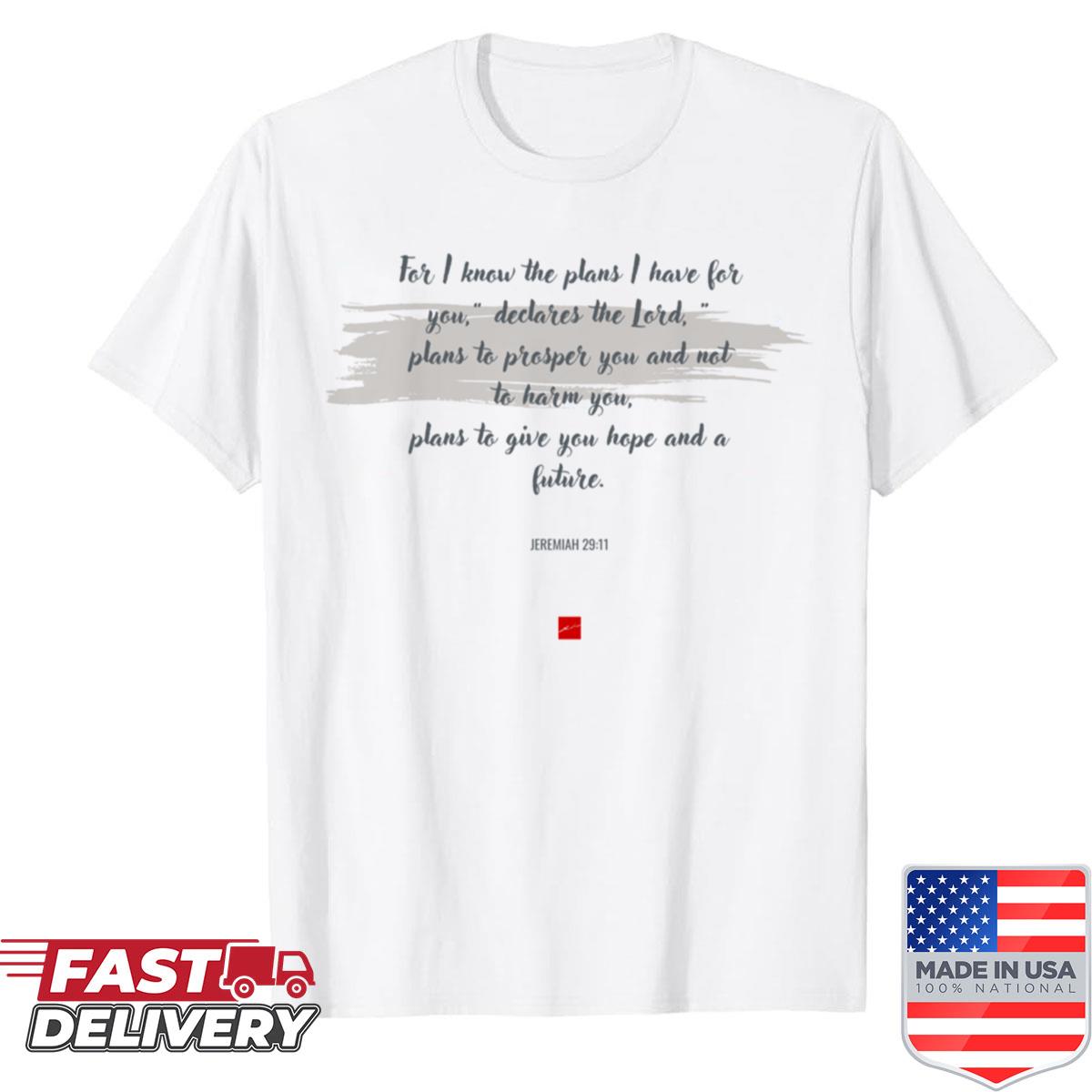 Jeremiah 2911 Bible Verse Shirt