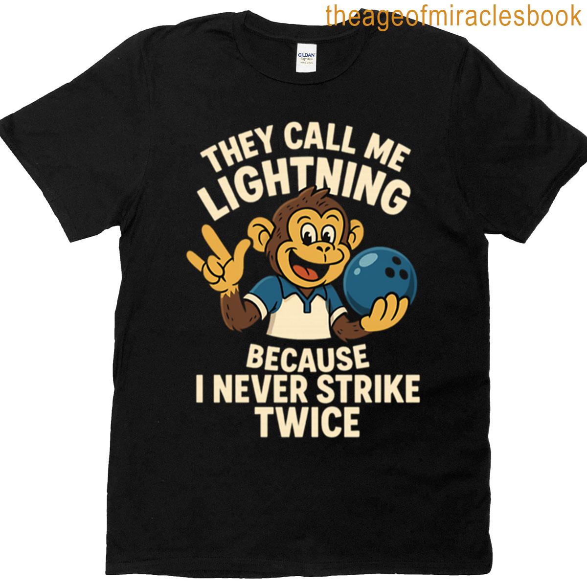 Cartoon Bowling Funny Scared Face Bowling Pins Sport Shirt