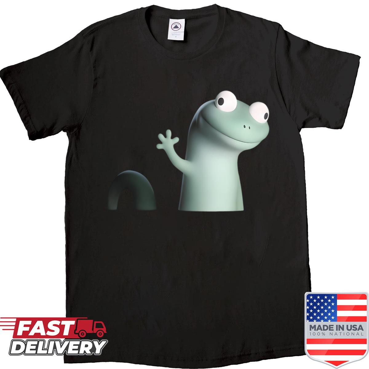 Lizard Funny Meme Oversized Shirt