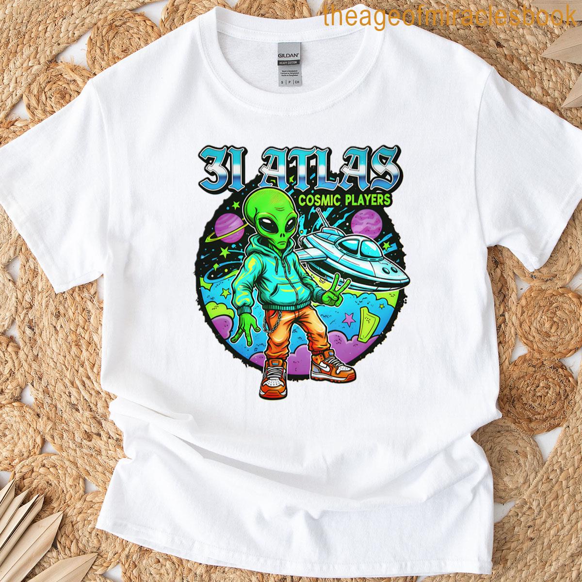 3i Atlas Cosmic Players - Alien Streetwear Urban Sci-fi T-shirt