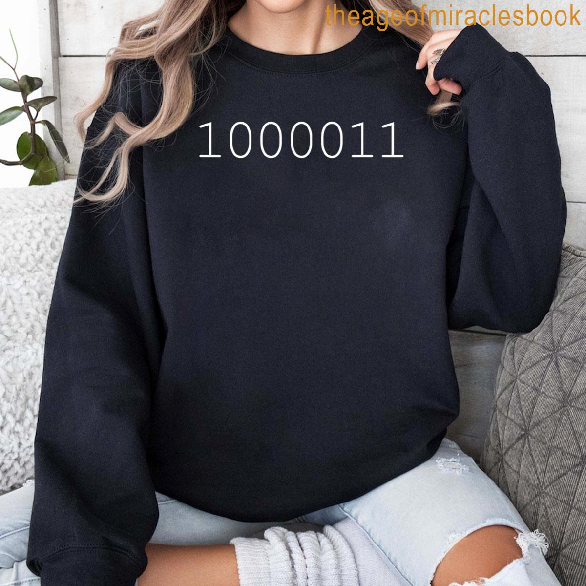 Funny 67 Meme Binary Code Math Teacher Brainrot Joke T-shirt
