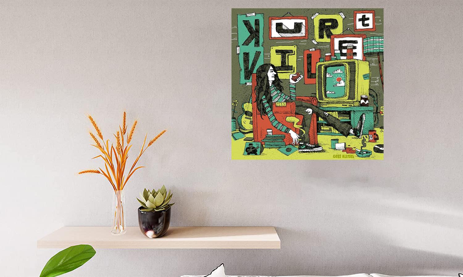 Kurt Vile Mark Sticker Canvas Print Canvas, Poster