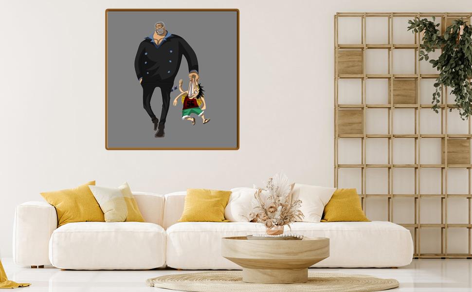 One Piece Monkey D Garp Canvas Print Canvas, Poster