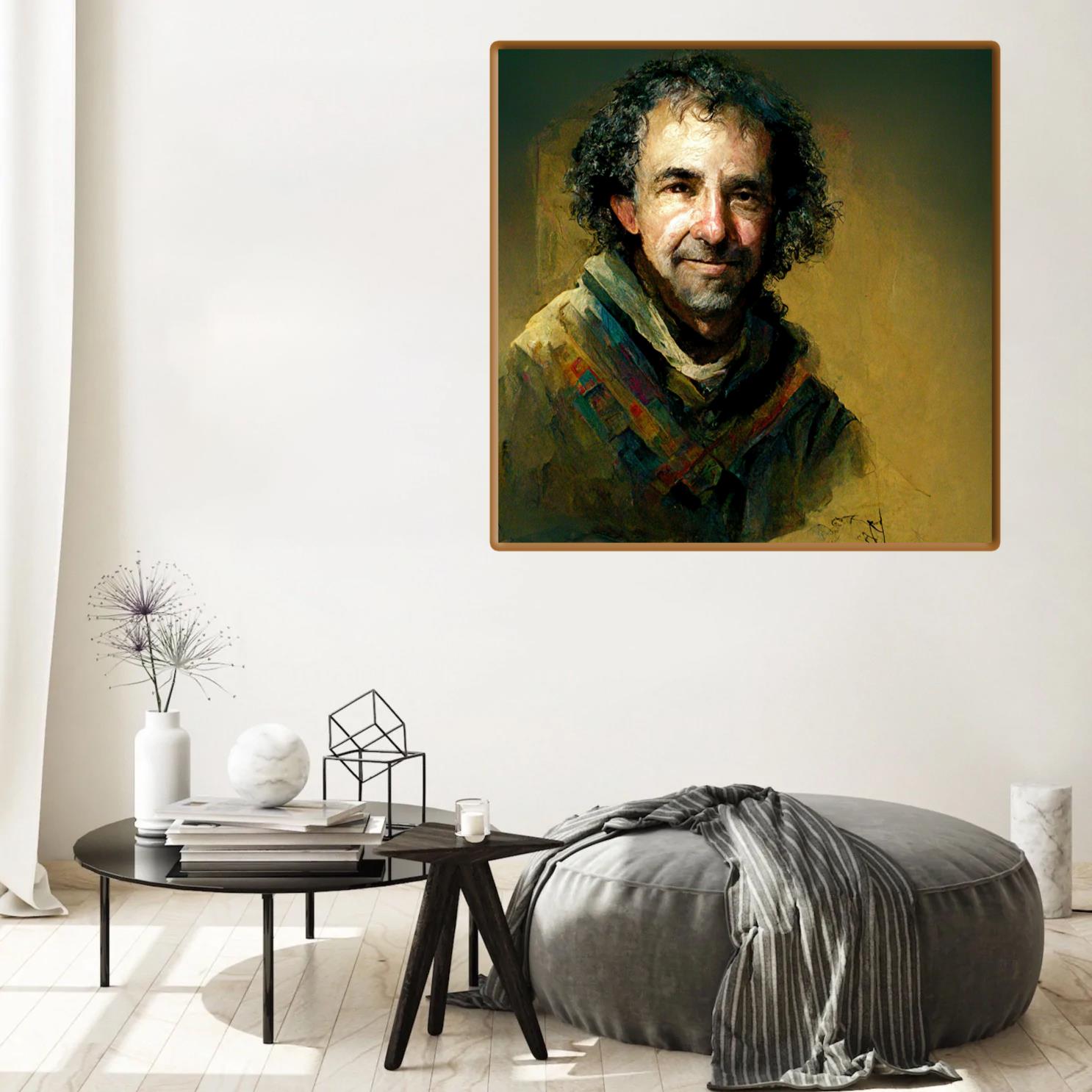 Terry A Davis Canvas Print Canvas, Poster